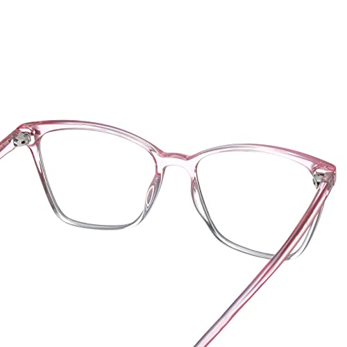 Blue Light Blocking Glasses for Women Men, Ultra Light Computer/TV/Gaming Glasses, Anti Eyestrain UV Glare, Non-Prescription