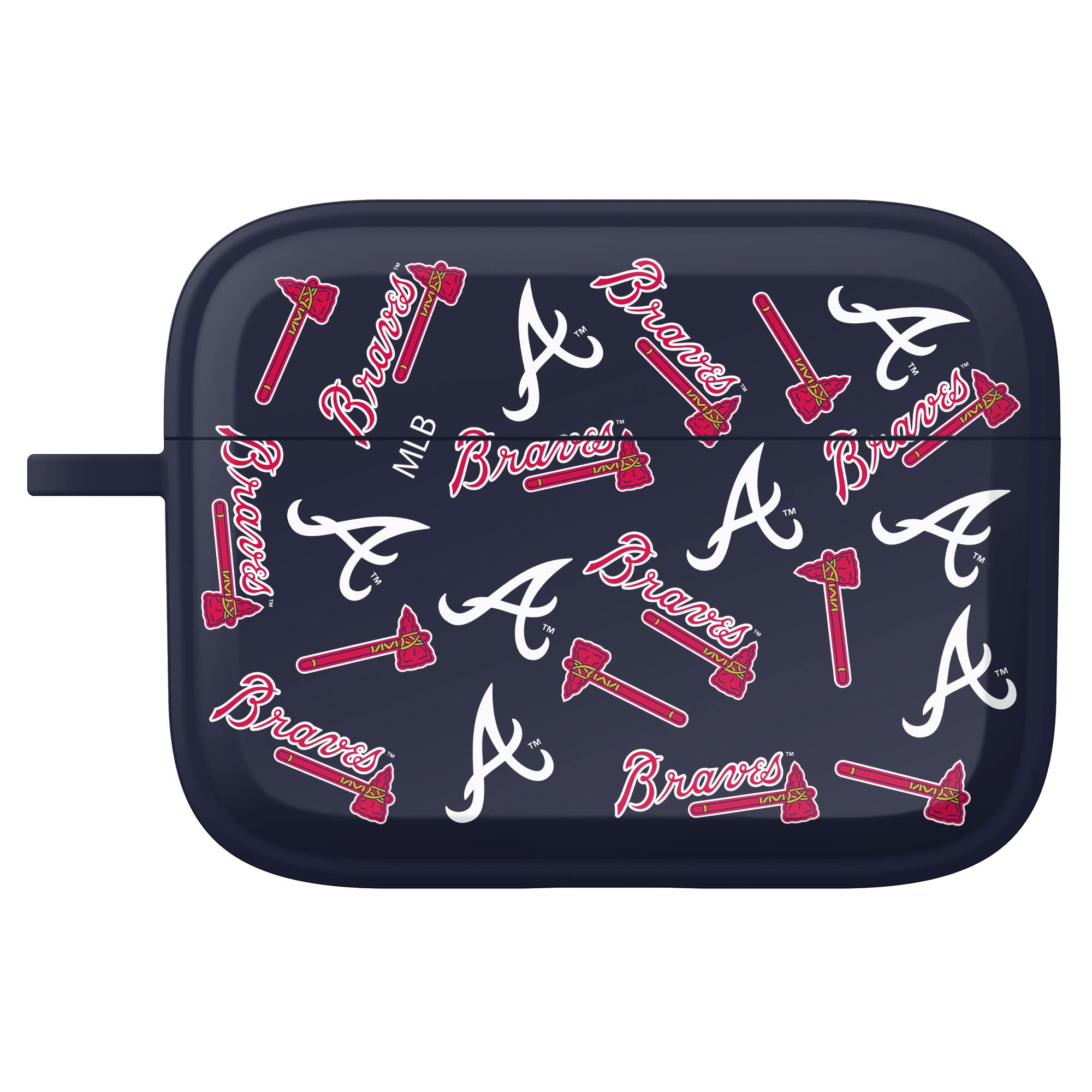 GAME TIME Atlanta Braves HDX Case Cover Compatible with Apple AirPods Pro (Select)