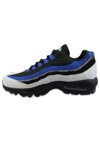 Nike Mens Air Max 95 Running Shoes, Black/White-Game Royal-Sail, 10 M US