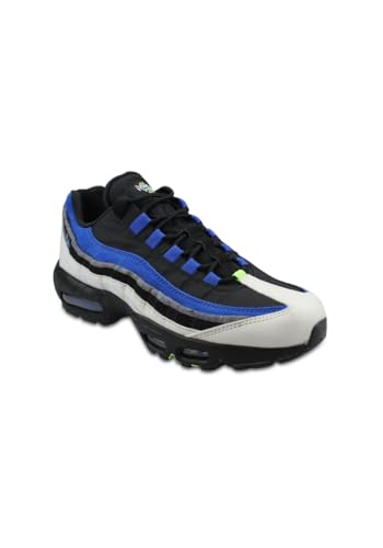 Nike Mens Air Max 95 Running Shoes, Black/White-Game Royal-Sail, 10 M US
