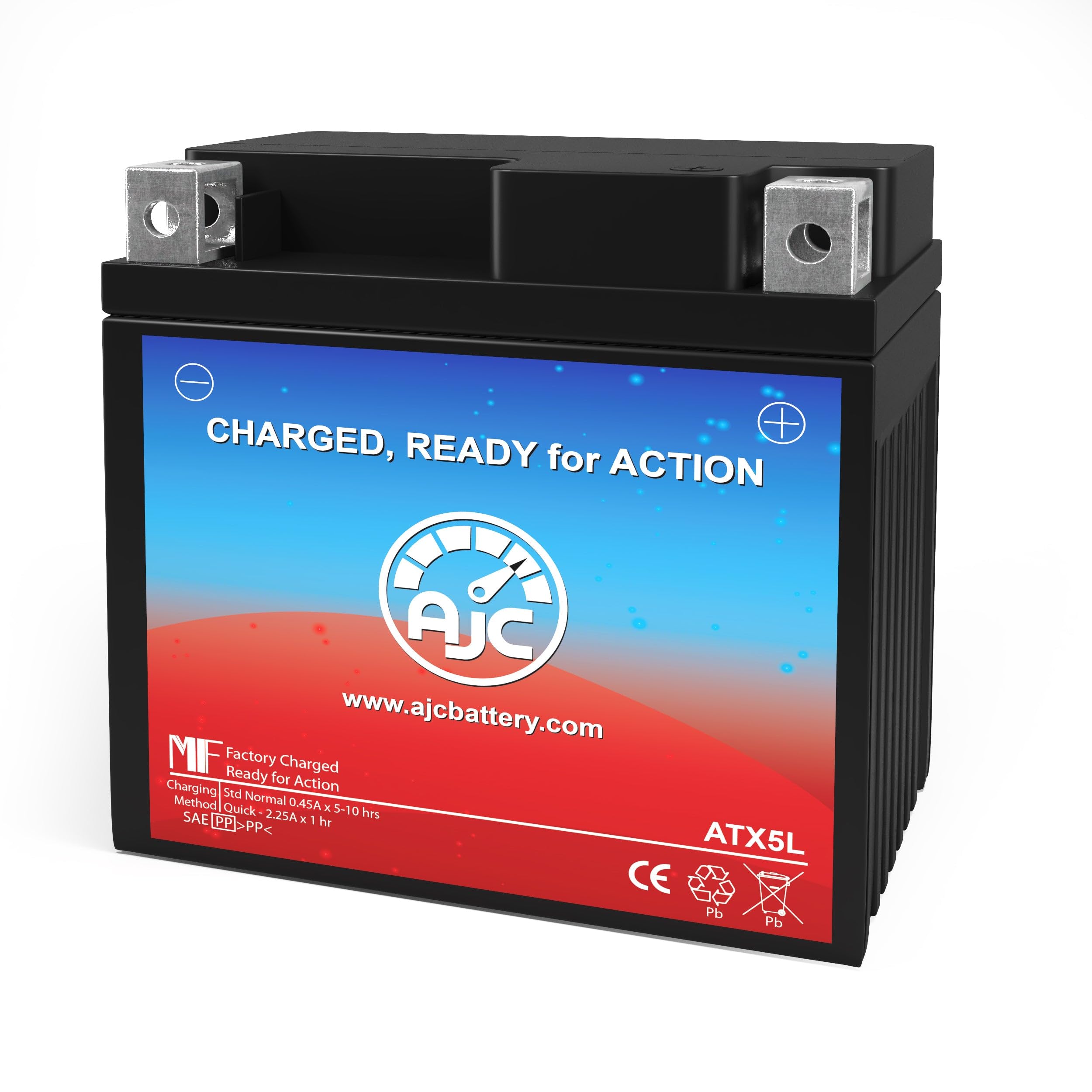AJC Battery Compatible with Kymco Mongoose 70 70CC ATV Battery (2013-2014)