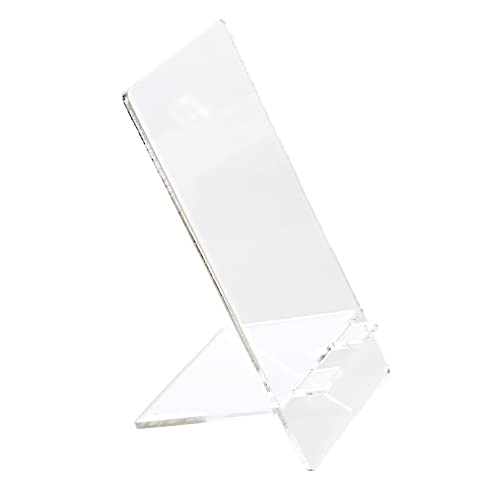 CoolaBoola Acrylic Laptop Stand β Acrylic Laptop Riser with Bonus Acrylic Phone Holder β Portable Clear Computer Stand for Desk, Office, Home β Laptop Stand with Ventilation for up to 16-inch Laptop