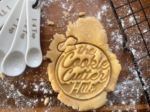 The Cookie Cutter Hub Moon & Star Embosser No 111 /Stamp for Cupcakes Fondant Icing Clay Cake Baking Decoration