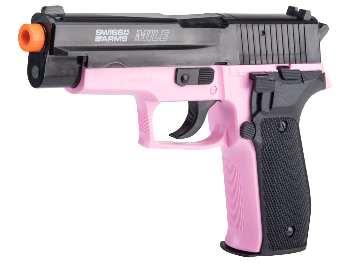 Airsoft Swiss Arms Mile Spring Powered Pistol (Color: Pink) (101304)