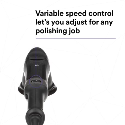 3M Perfect-It Random Orbital Polisher, 34100, 15mm, 120V/60Hz, Variable Speed Control for Automotive Refinishing, Refining, Polishing