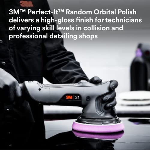 3M Perfect-It Random Orbital Polish, 34133, 1 Pint, Fast Cutting Polisher for Automotive Buffing & Polishing, High-Gloss Finish