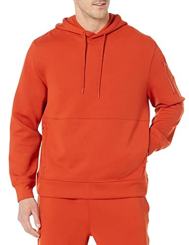 Amazon Essentials Men's Active Sweat Hoodie, Rust Orange, X-Large