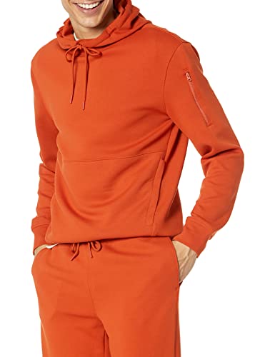 Amazon Essentials Men's Active Sweat Hoodie, Rust Orange, X-Large