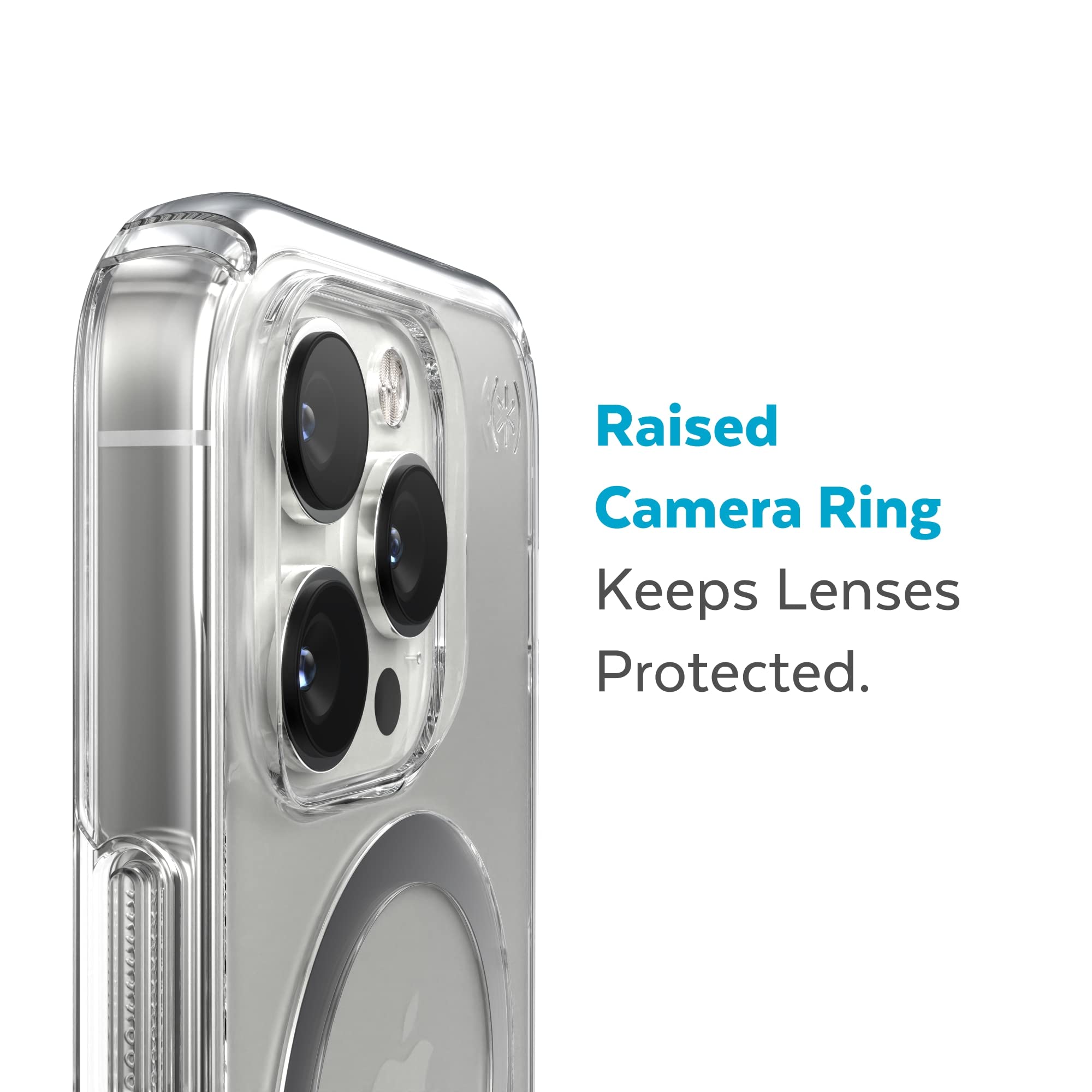 Speck Presidio® Perfect-Clear MagSafe® Case For iPhone® 14 Plus, Clear, 150090-3080