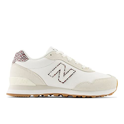 New Balance Women's 515 V3 Sneaker, Sea Salt/Mahogany, 7