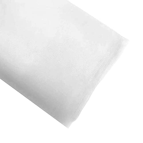 Craft And Party, 54" by 40 Yards (120 ft) Fabric Tulle Bolt for Wedding and Decoration (White)