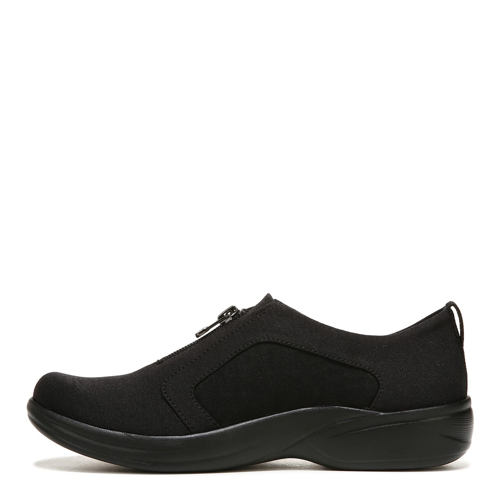 BZees Womens Poetic Comfort Casual and Fashion Sneakers Black 8 Medium (B,M)