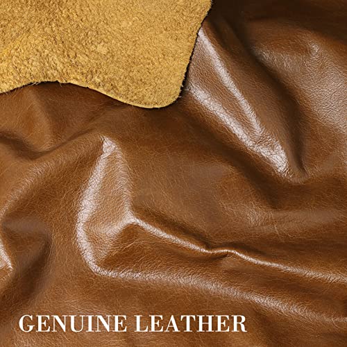 NANRUIL for Ipad Pro 11-inch Case 4th/3rd/2nd/1st Gen Genuine Leather Cover Protective Shell for 2022/2021/2020/2018 with Pocket Strap,Built-in Pencil Holder and Auto Wake/Sleep.Brown
