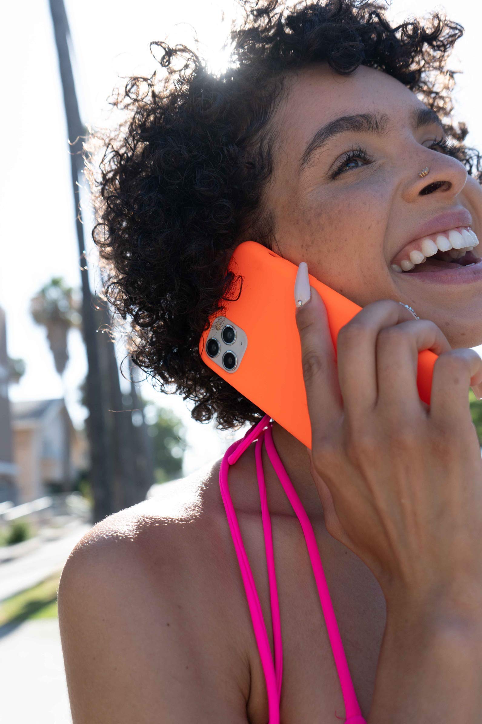 FELONY CASE - iPhone 13 Pro Max Case, Stylish Neon Orange iPhone Case - 360° Shockproof Protective Case Designed for iPhone 13 Pro Max - Compatible with MagSafe