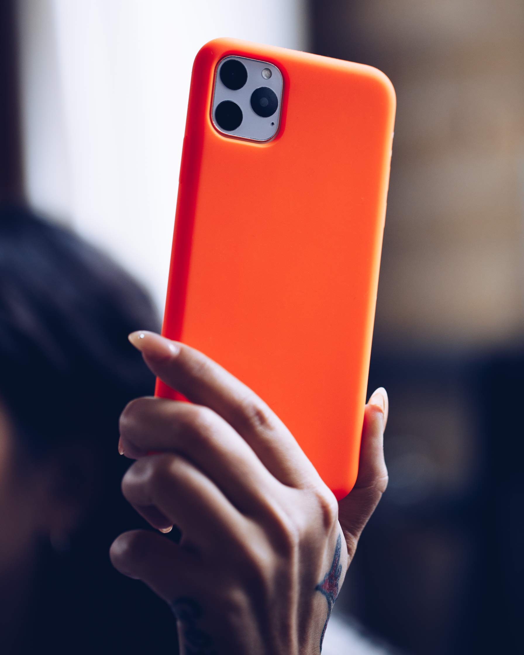 FELONY CASE - iPhone 13 Pro Max Case, Stylish Neon Orange iPhone Case - 360° Shockproof Protective Case Designed for iPhone 13 Pro Max - Compatible with MagSafe
