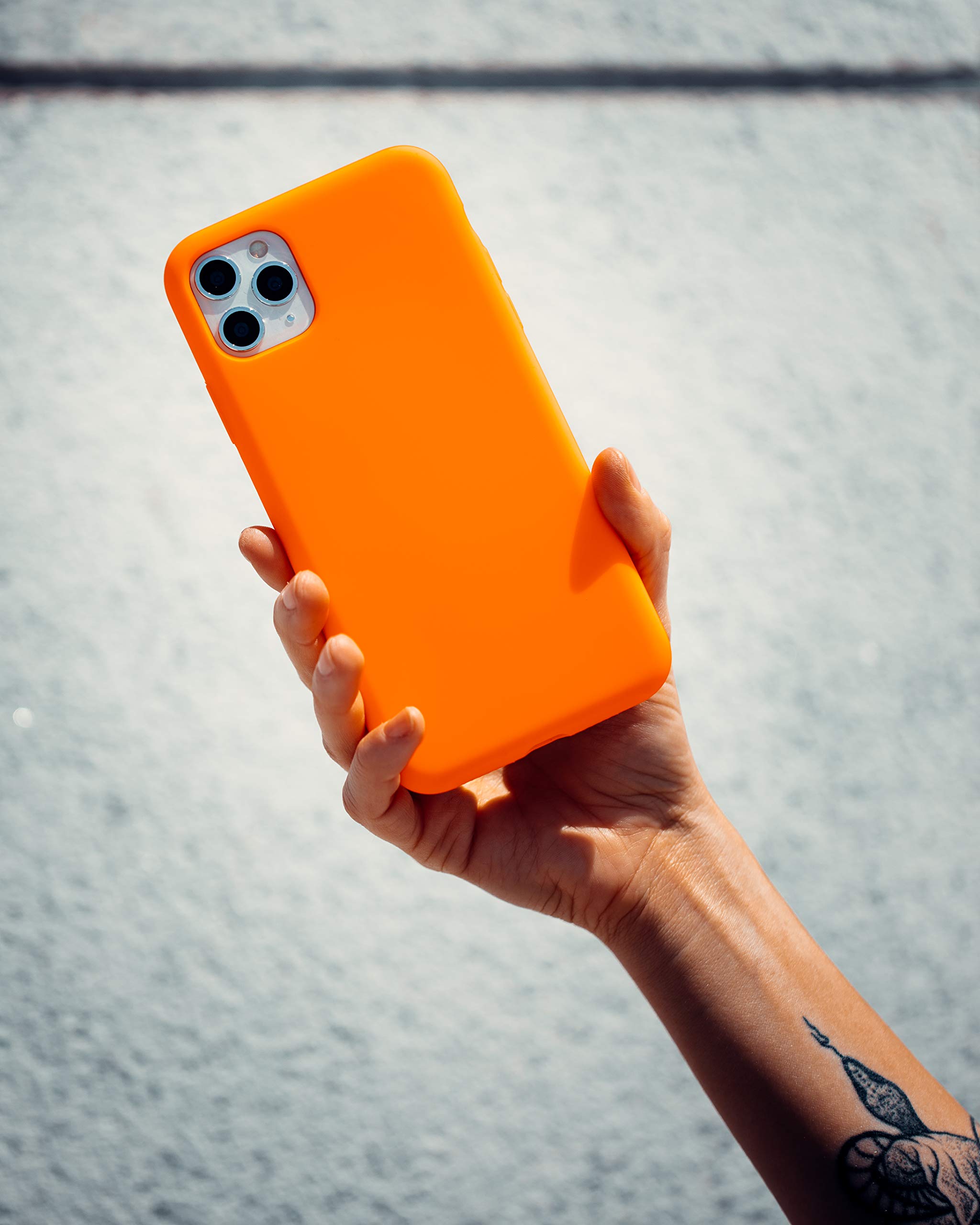 FELONY CASE - iPhone 13 Pro Max Case, Stylish Neon Orange iPhone Case - 360° Shockproof Protective Case Designed for iPhone 13 Pro Max - Compatible with MagSafe