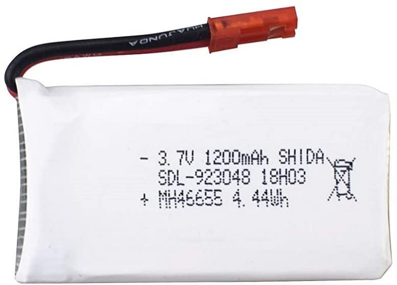4PCS 3.7V 1200mAh Lithium Battery with 4 in 1 Charger for X900 X9TW Folding Quadcopter