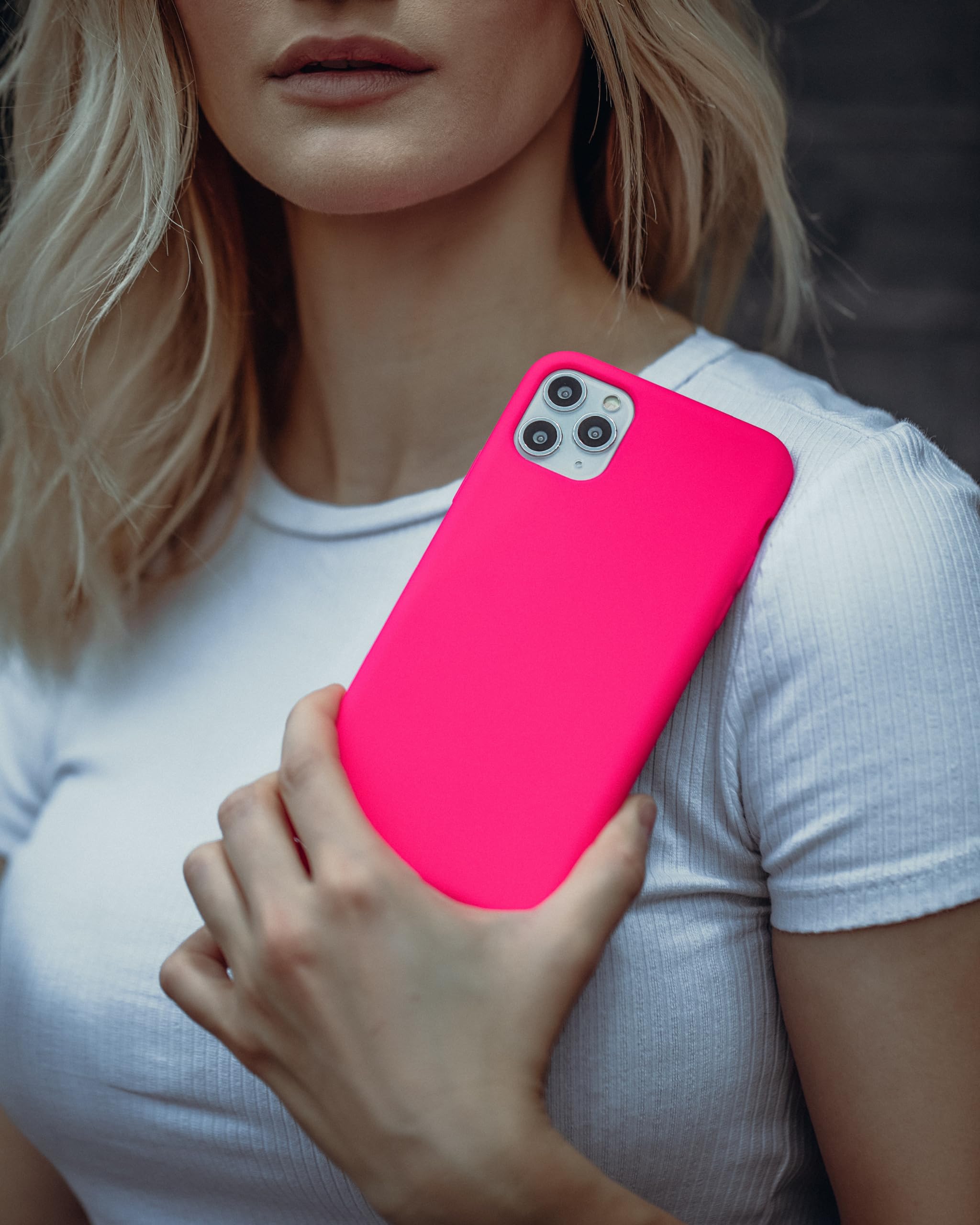 FELONY CASE - iPhone 13 Pro Max Case, Stylish Neon Pink iPhone Case - 360° Shockproof Protective Case Designed for iPhone 13 Pro Max - Compatible with MagSafe