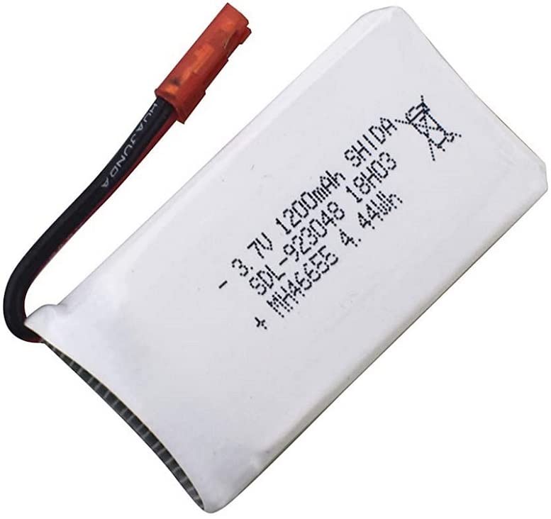 4PCS 3.7V 1200mAh Lithium Battery with 4 in 1 Charger for X900 X9TW Folding Quadcopter