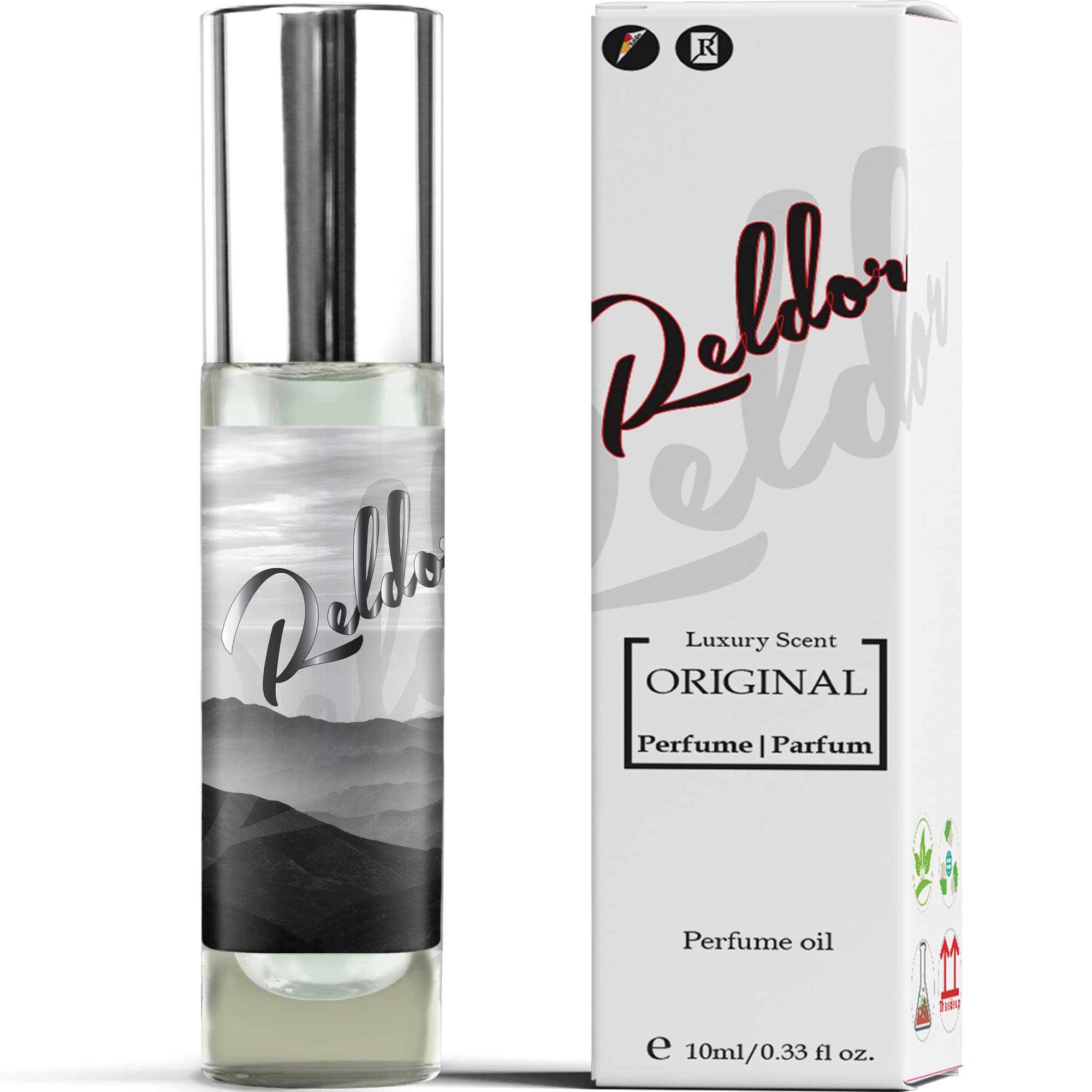 Reldor pheromone cologne for men, The Aromatic Aquatic Mens Perfume That Defines Your Style - Alluring Scent - Travel Size Roll On Perfume Oil for Men