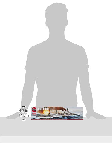 Airfix HMS Hood 1:600 Vintage Classics Military Naval Ship Plastic Model Kit A04202V