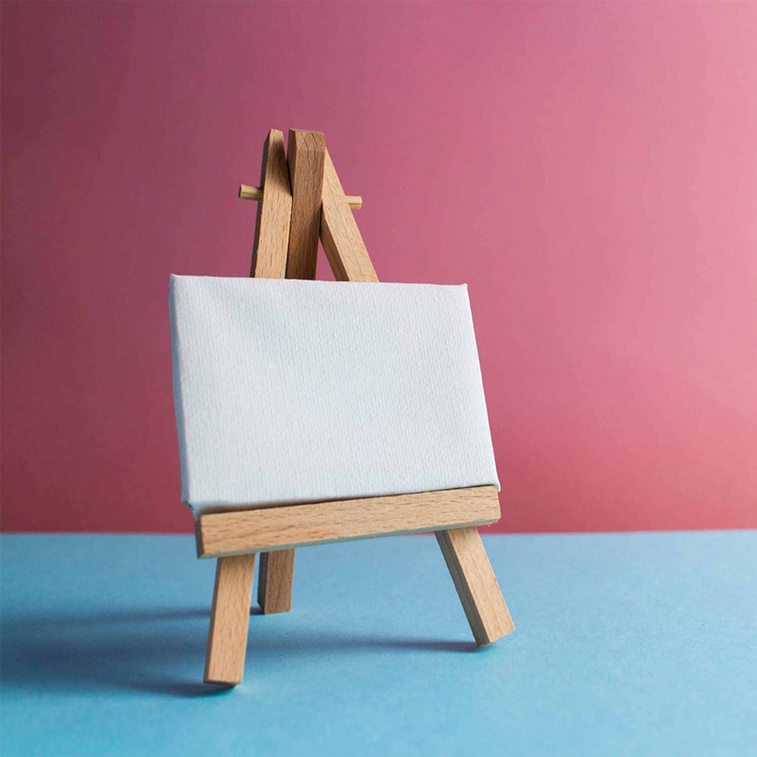 XYSMZM 10 Pcs 5 Inch Mini Wood Display Easel for Displaying Small Canvases, Photos