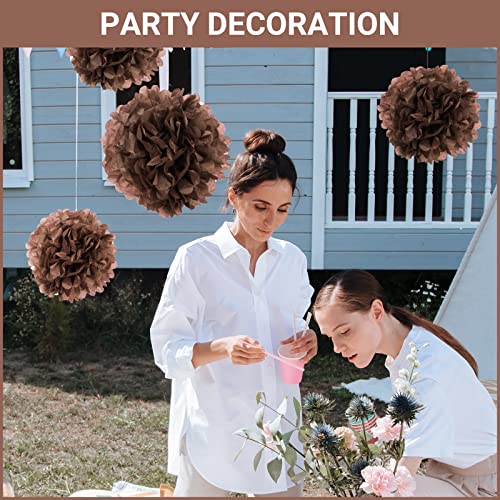 Segarty Brown Tissue Paper for Packaging, 100 Sheets 14 x 20 Inches Bulk Tissues Paper for Gift Bags Wrapping, Packing, Easter, Mothers Day, Holiday Decorations, Tissue Paper for Crafts, DIY Pom Pom
