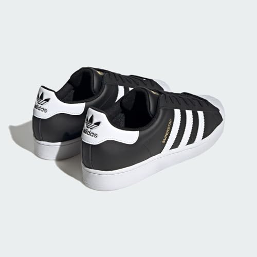adidas Originals Men's Superstar Sneaker, Black/Core White/Black, 15