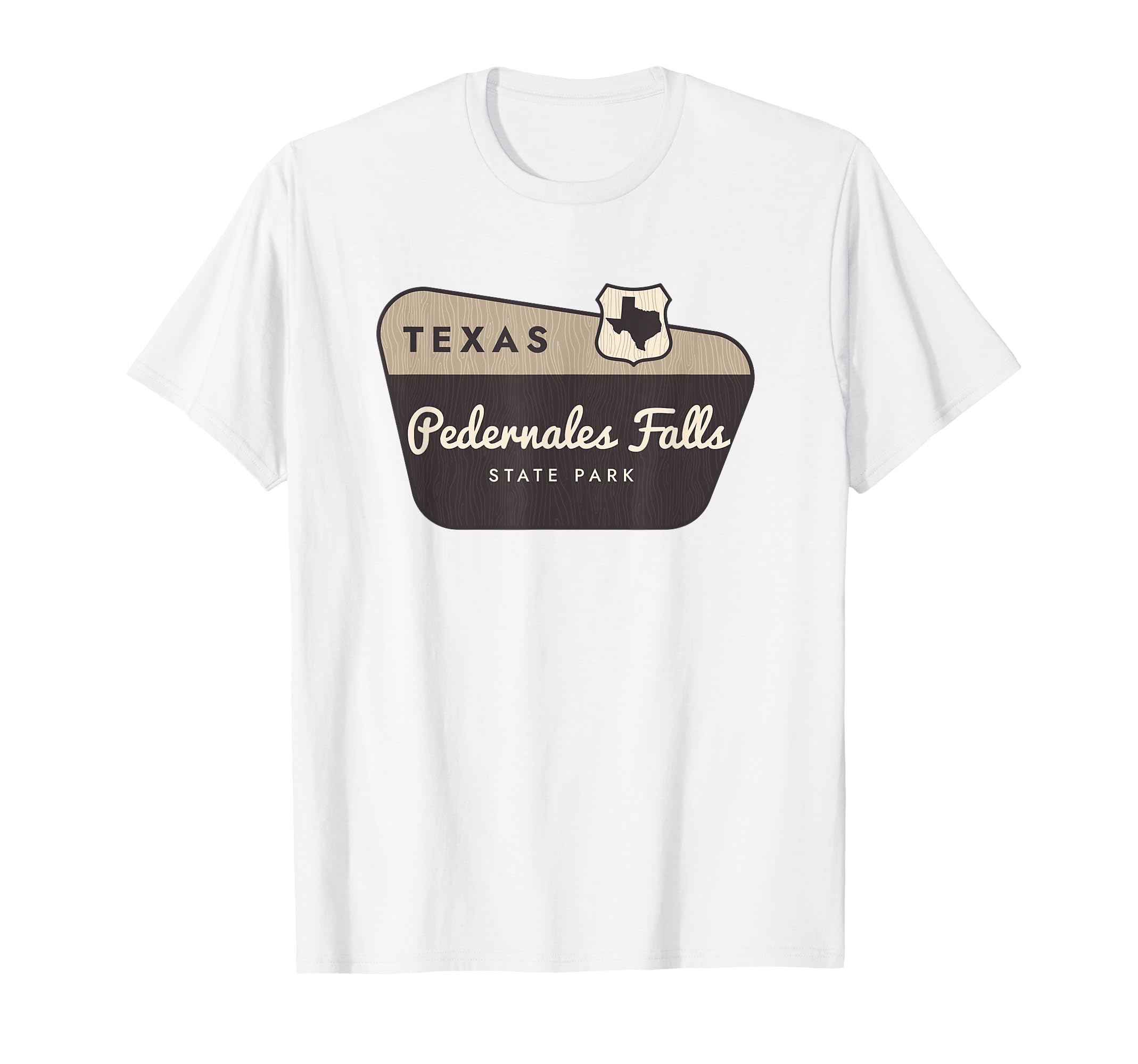 Pedernales Falls State Park Texas TX Welcome Sign Vacation T-Shirt