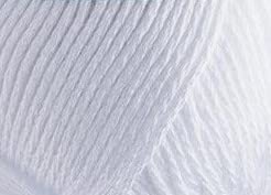 Lion Brand Yarn - 24/7 Cotton - 6 Skeins with Needle Gauge - Christmas Holiday #1 (Grass, Red, & White)