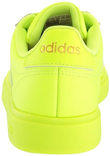 adidas Women's Grant Court 2.0 Sneaker, Lucid Lemon/Lucid Lemon/Gold Metallic, 7