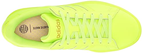 adidas Women's Grant Court 2.0 Sneaker, Lucid Lemon/Lucid Lemon/Gold Metallic, 7