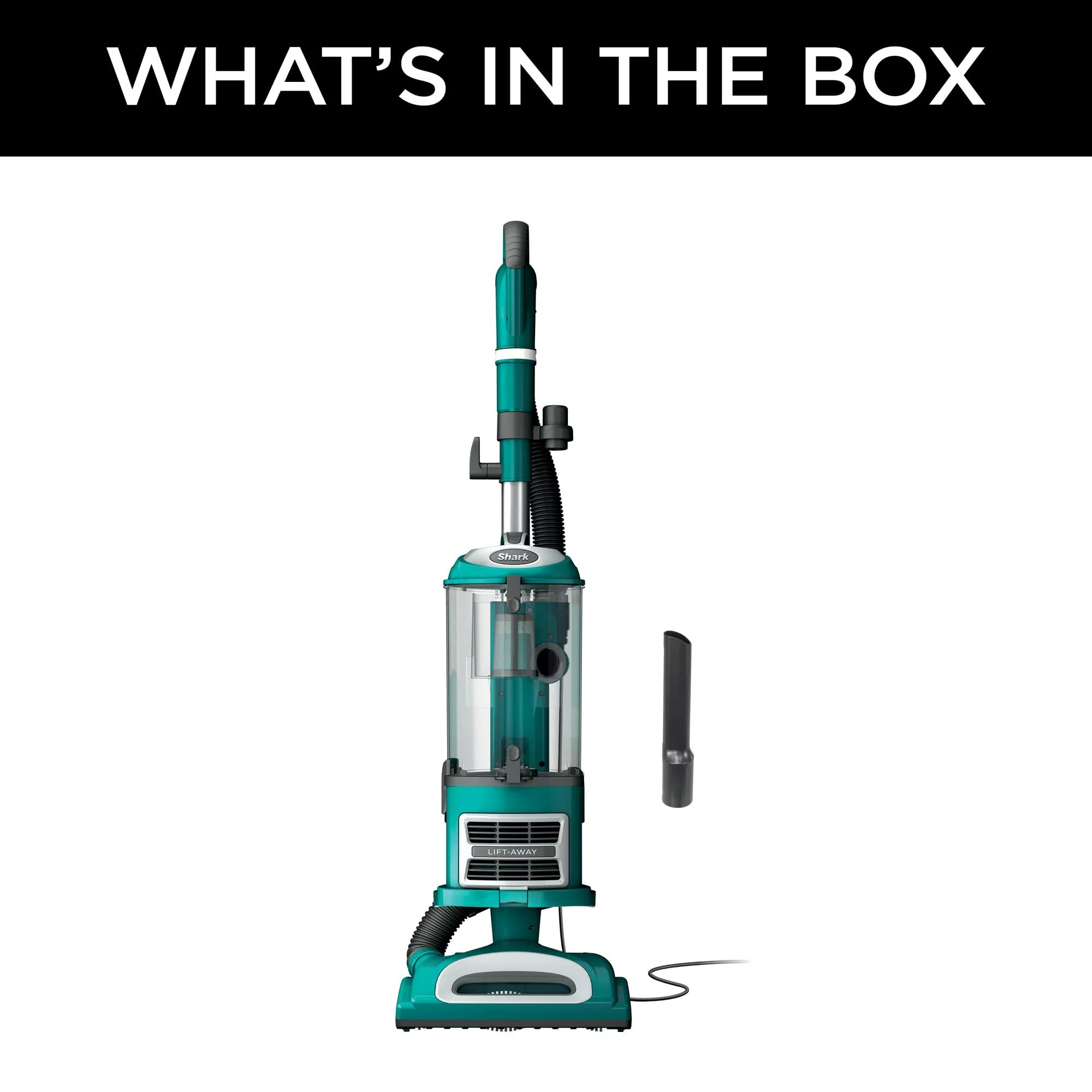 SHARK CU510 Lift-Away XL Upright Vacuum with Crevice Tool, Emerald Green (Renewed)