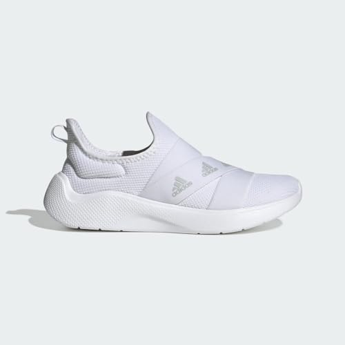 adidas Women's Puremotion Adapt Sportswear Sneaker, White/Grey/White, 6.5