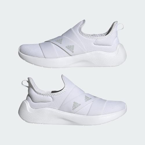 adidas Women's Puremotion Adapt Sportswear Sneaker, White/Grey/White, 6.5