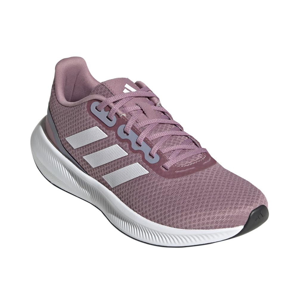 adidas Women's Runfalcon 3.0 Sneaker, Wonder Orchid/White/Core Black, 7