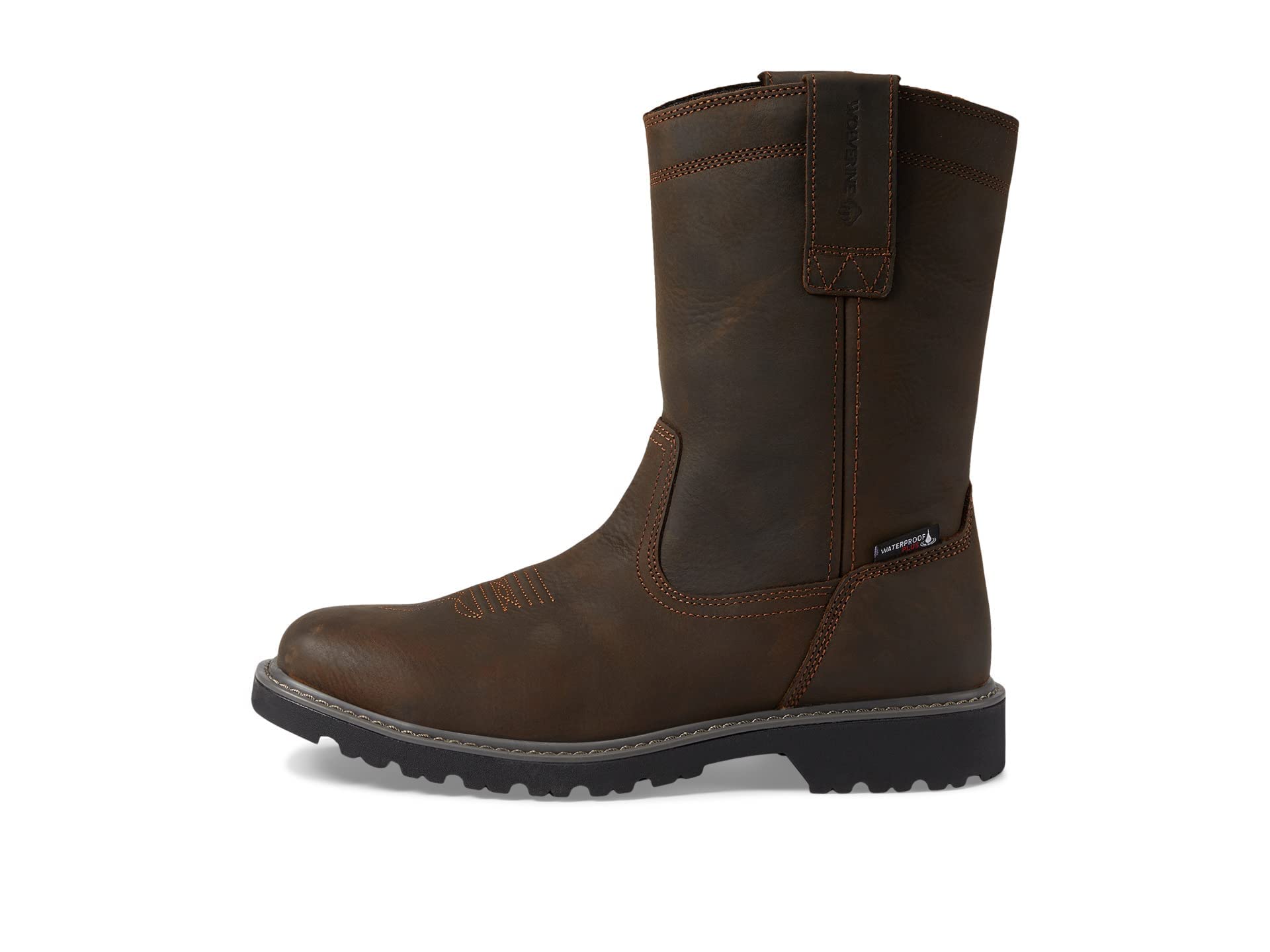 Wolverine Men's Floorhand LX Steel Toe Boot Western, Coffee, 9.5 Wide