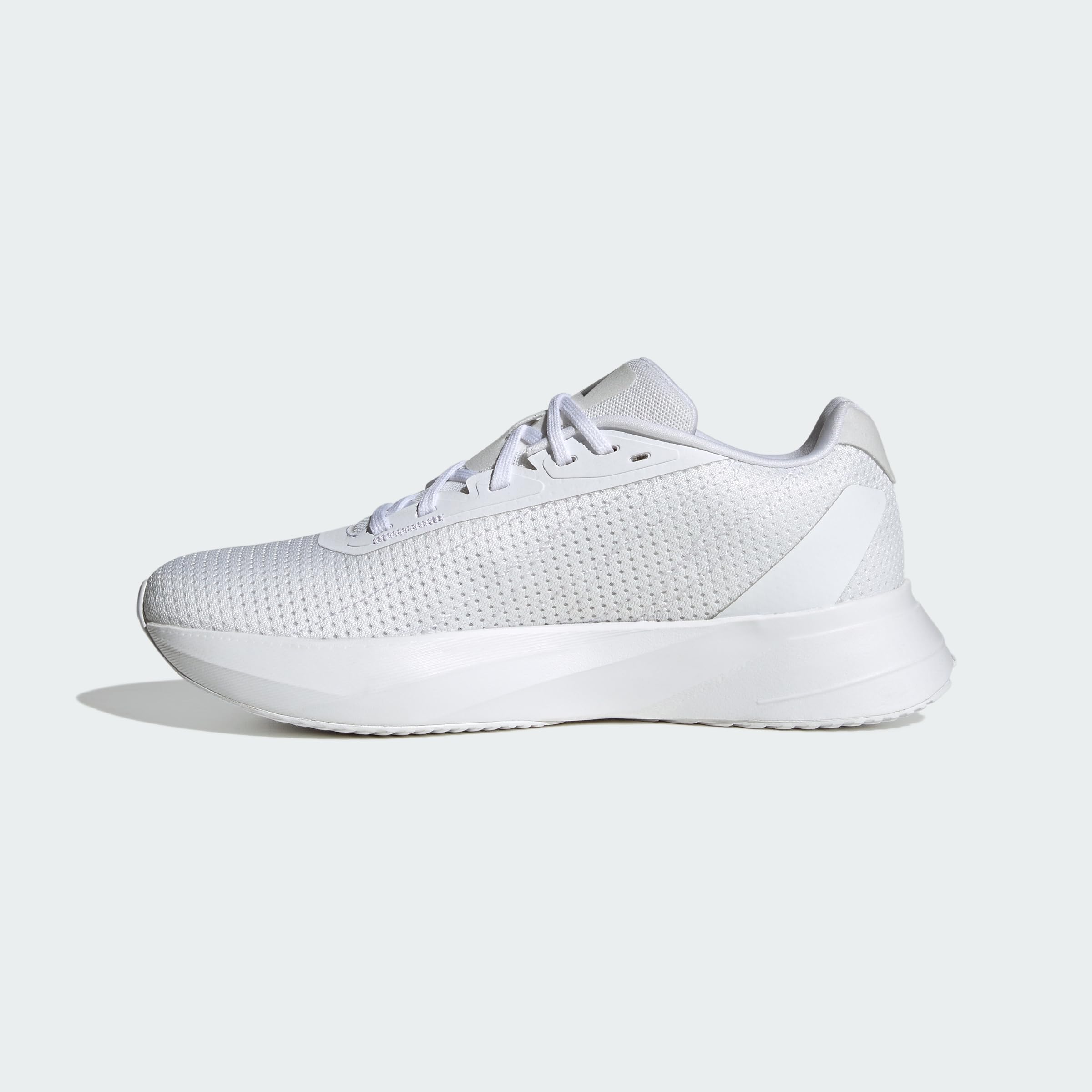 adidas Women's Duramo SL Running Sneaker, White/White/Grey, 9