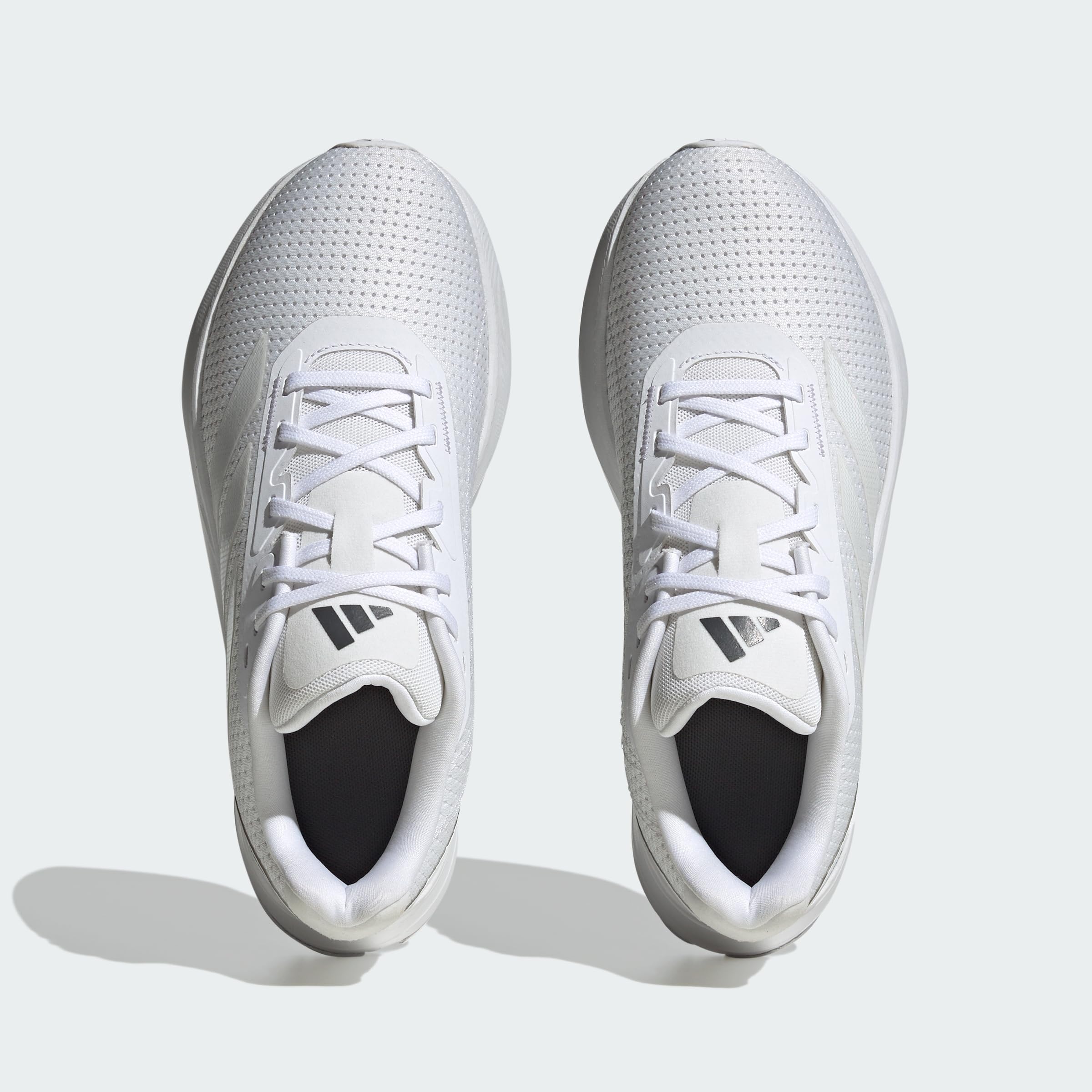 adidas Women's Duramo SL Running Sneaker, White/White/Grey, 9