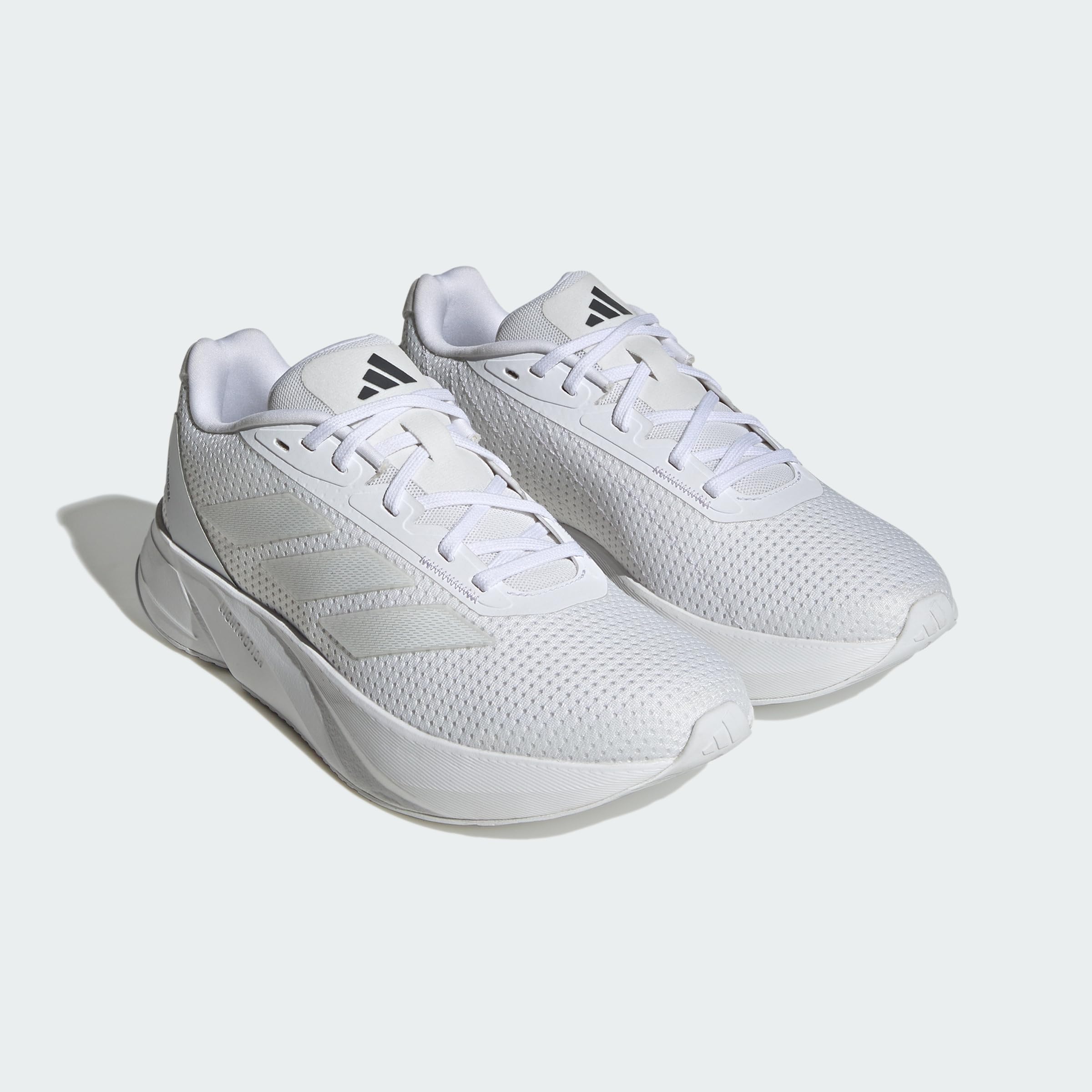 adidas Women's Duramo SL Running Sneaker, White/White/Grey, 9