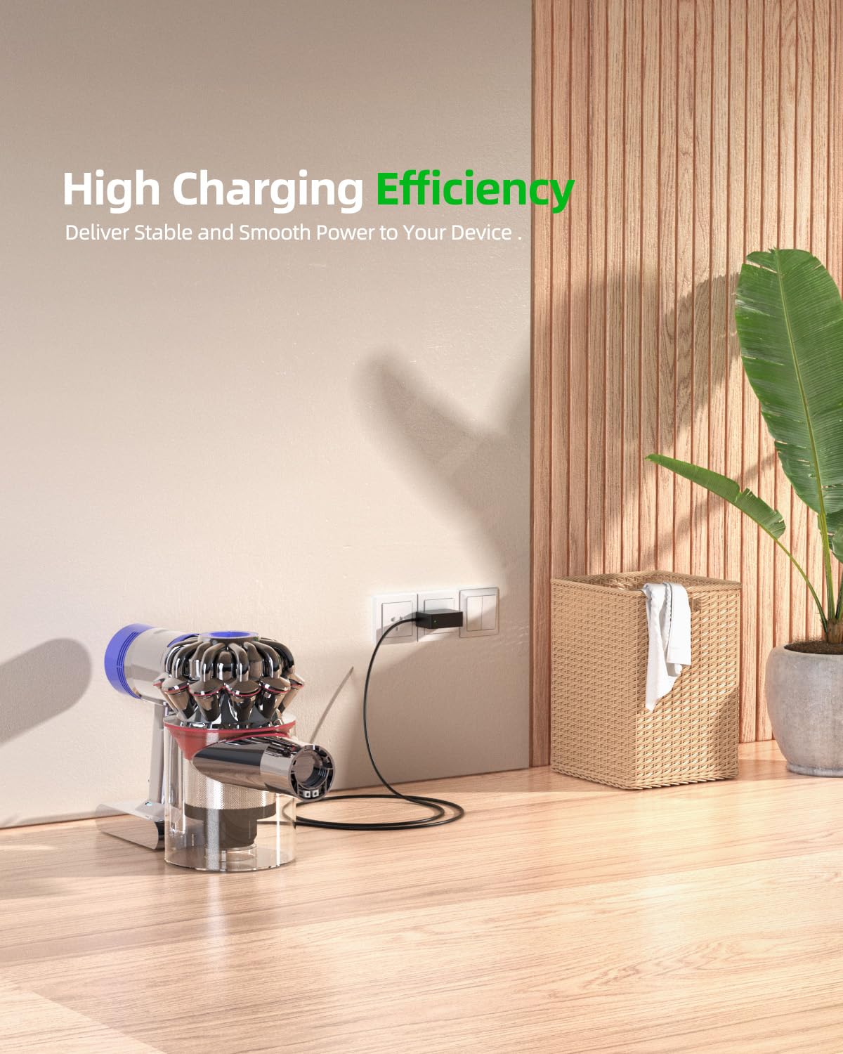 24.35V 16.75V Charger Replacement for Dyson DC35 DC31 DC34 DC44 DC56 DC30 DC45 917530-11 17530-02 Cordless Vacuum Cleaner Power Charging Adapter Cord