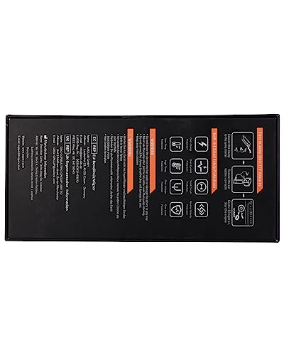 ASPERX AX4500 Jump Starter, 4500A Peak Car Jump Starter for Up to All Gas and 10.0L Diesel Engines, 12V Battery Starter with 4 Inch LCD Display, Lithium Battery Booster with Built-in LED Light