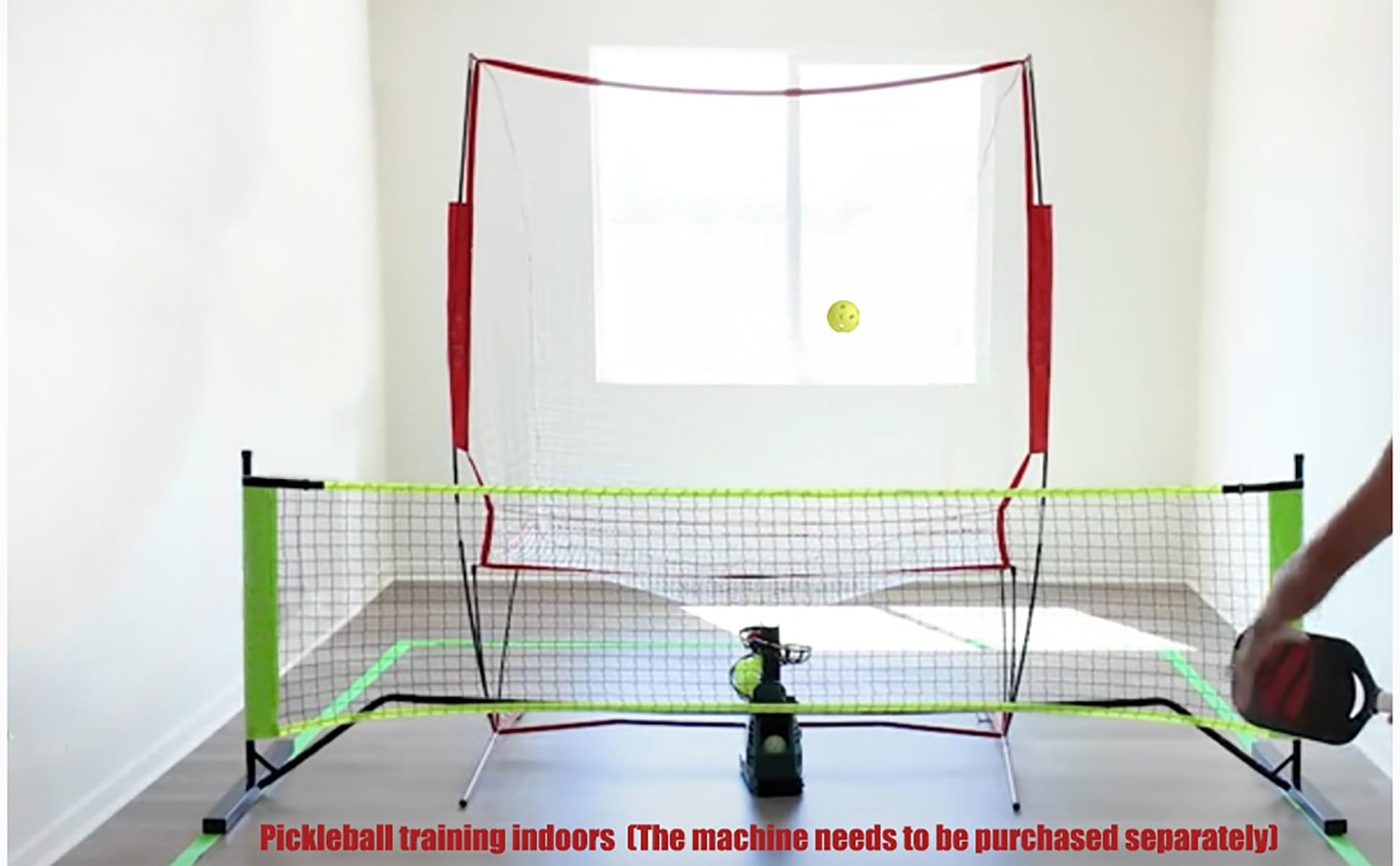 Nets for Tennis Ball Machine(10lb) Ball Recycling Nets Also for Pickleball and Cricket(Diameter<2.95in),Portable and Easy to disassemble;Solo Practice Tennis Indoor&Outdoor(New)