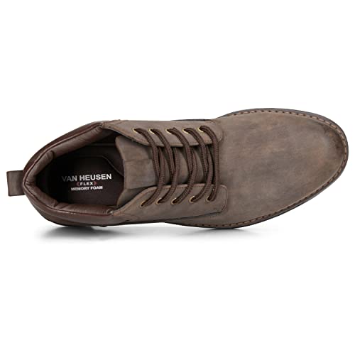 Van Heusen Men's Gainell Chukka Boot, Brown, 8
