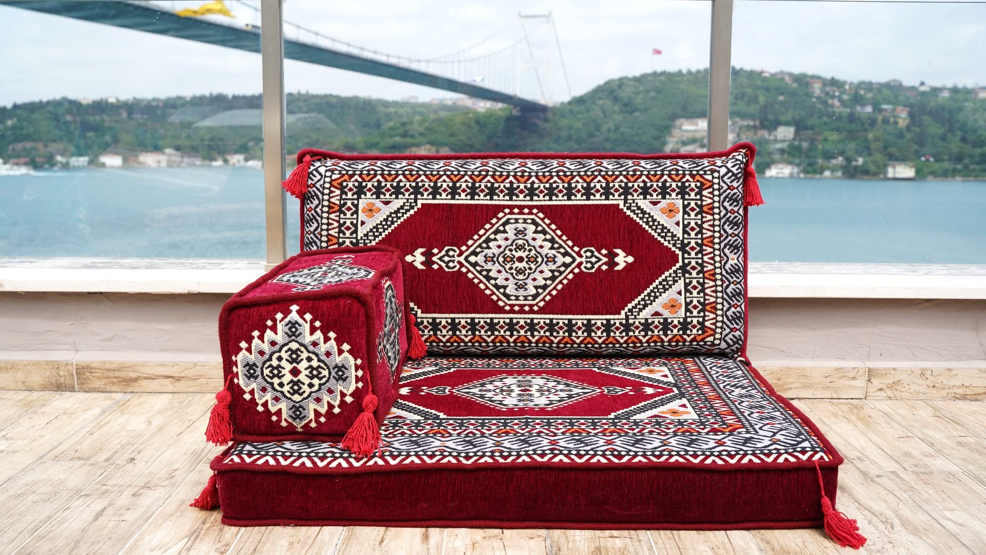 Arabic Living Room, Moroccan Home Decor, Floor Cushion, Arabic Floor Couch, Turkish Floor Sofa, Ethnic Sofa, Arabic Sofa Seating