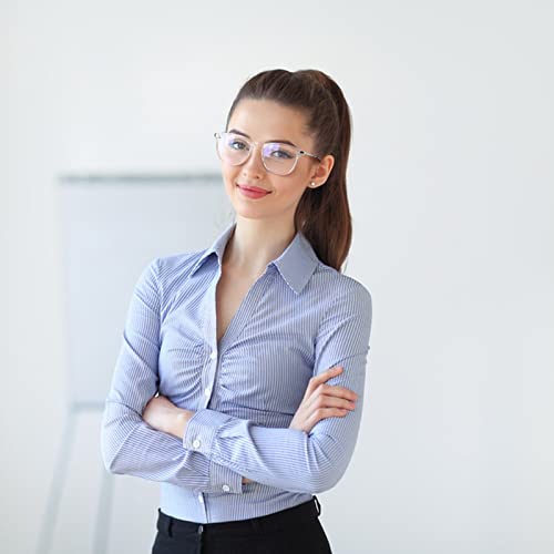 SummerLight Blue Light Blocking Glasses Lightweight Computer Glasses Gaming/Phones Eyeglases for Women Men, Non-prescription