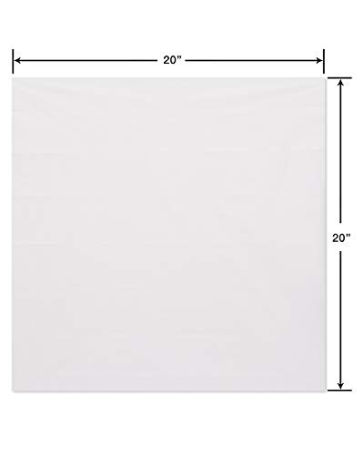 American Greetings Bulk White Tissue Paper for Birthdays, Easter, Mother's Day, Father's Day, Graduation and All Occasions (125-Sheets)