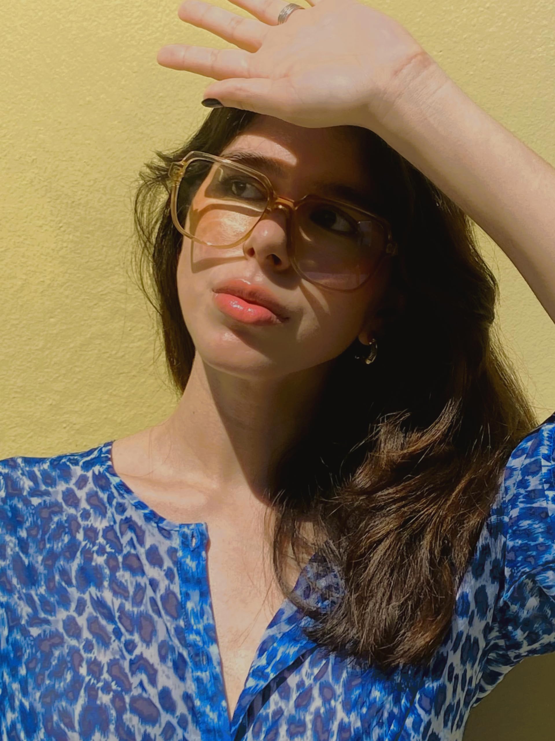 VISOONE Oversized Blue Light Blocking Glasses with Chic Square TR90 Frame and Metal Temple for Women Men REMY
