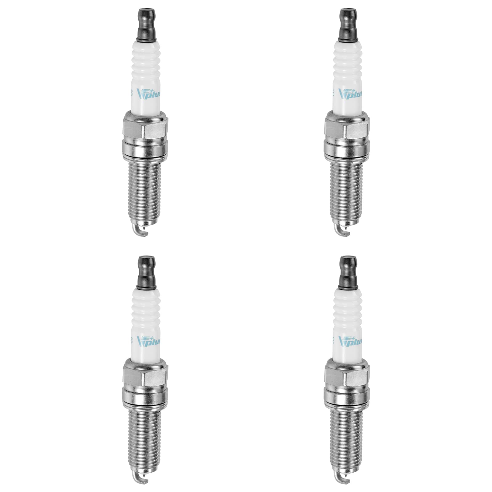 Vplus Iridium Spark Plug 4pcs 93175 LKR7DIX-11S Compatible with Hyundai Santa fe Sport 2018, 2012 Kia Soul,2015 Honda Civic Si 1.8L 2.4L 3.0L 3.3L 3.5L 3.6L 3.8L L4 V6 Engine