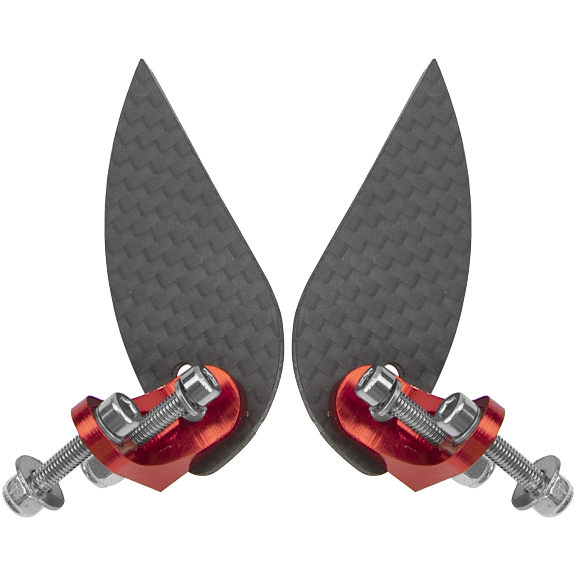 Vgoohobby Adjustable Carbon Fiber Turn Fins 65mmx25mm RC Water Knife Compatible with 70-85cm(27.5"-33.4") Electric Nitro Power Remote Control Boats